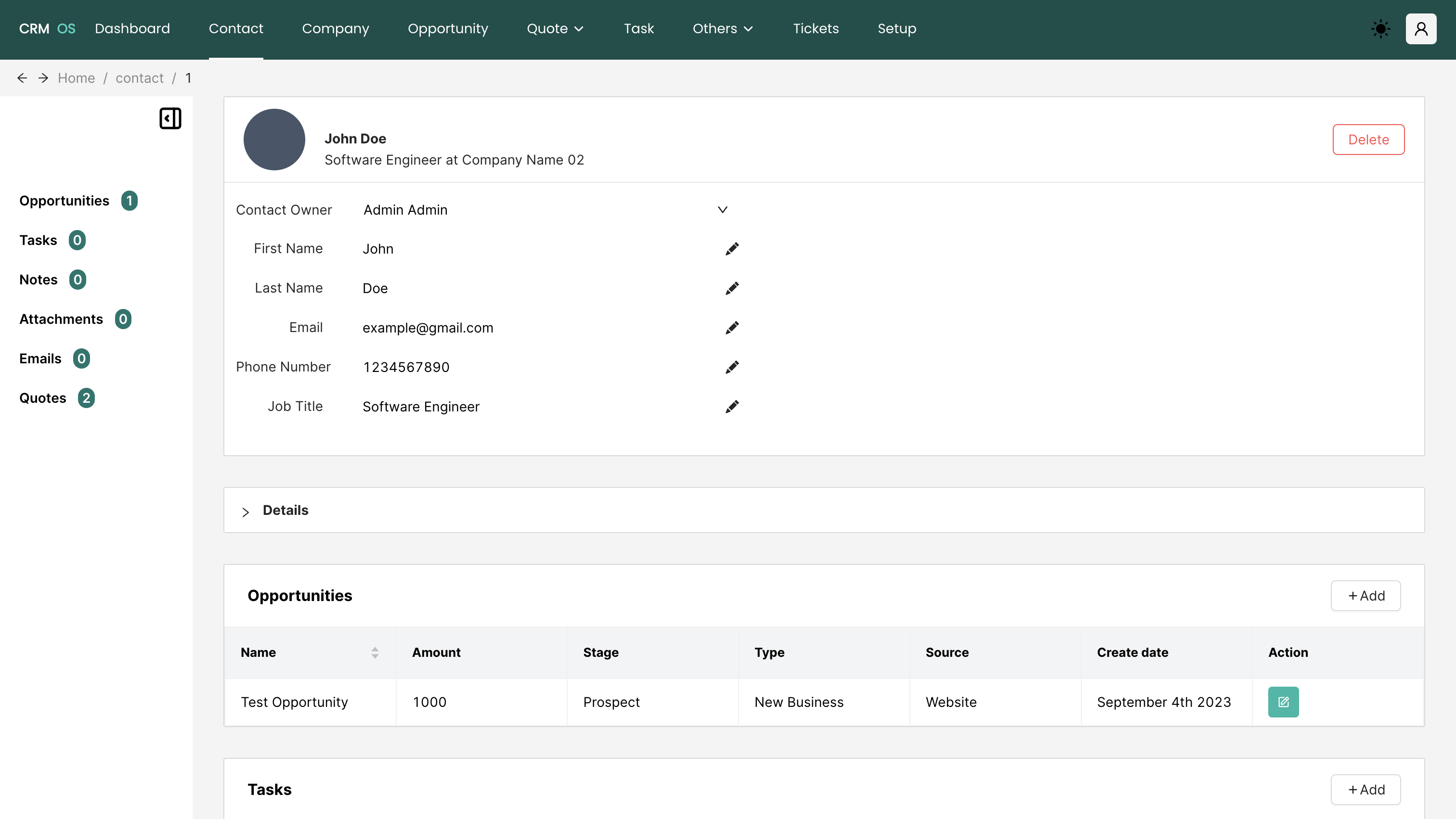 CRM PRO - All in One CRM in Laravel for cPanel by OmegaSolutionLLC